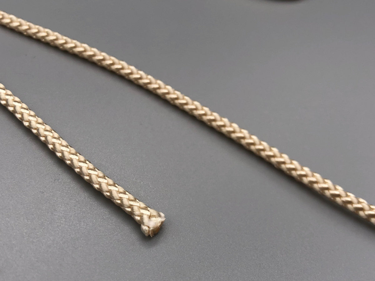 Curtain Pull Cord (ø 3mm Thick) - Cream - 250meters